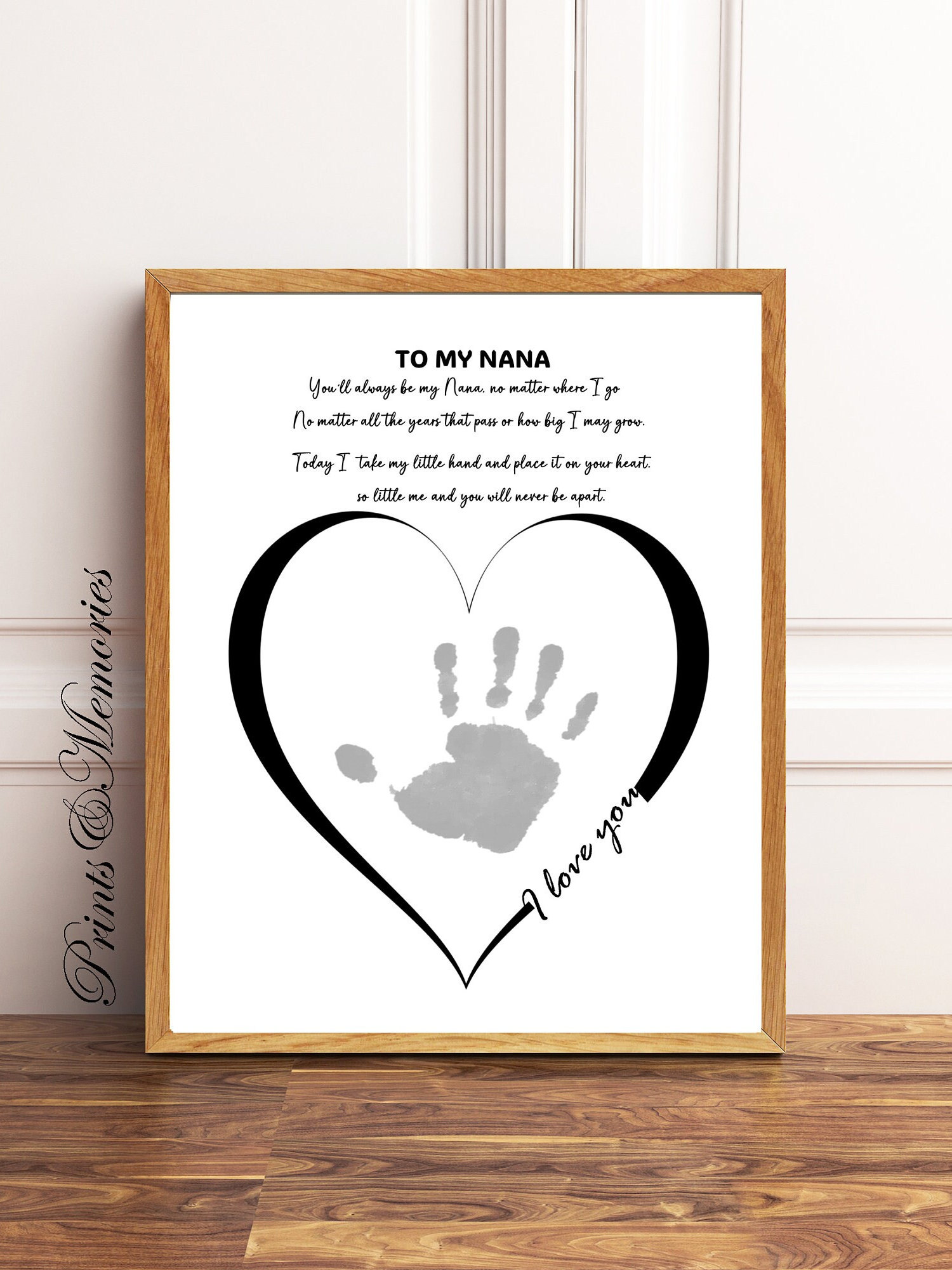 Painted Heart As Hand Prints