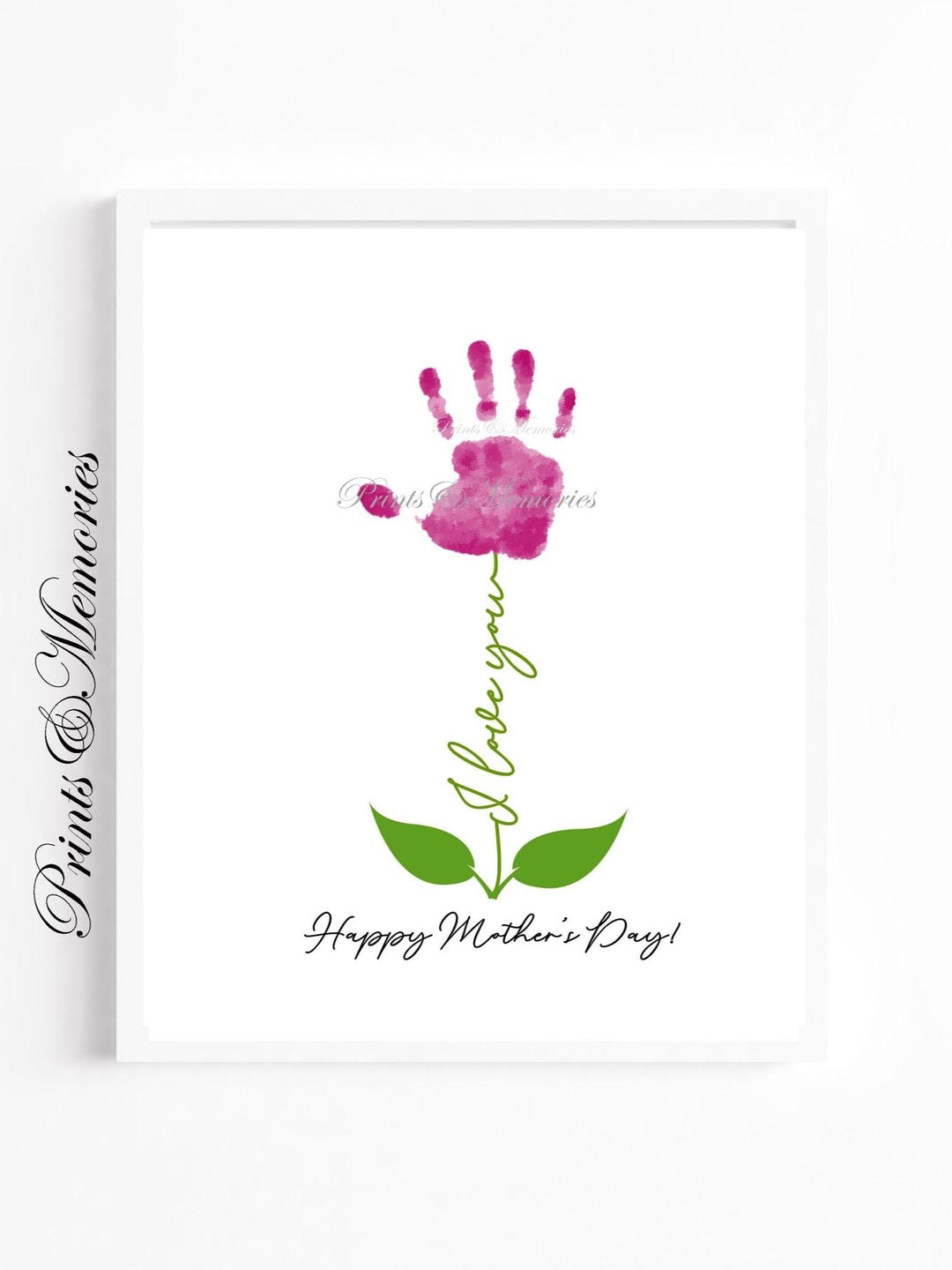 Flower Handprint Art, Mother's Day Craft, Handprint Art Keepsake ...