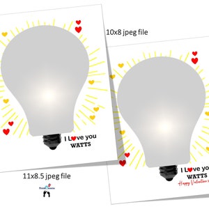 I Love You Watts, Bulb Handprint Art, Valentine's Day Craft for Baby ...
