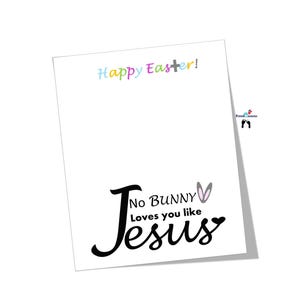 No Bunny Loves You Like Jesus, Easter Handprint Craft for Kids, Happy ...