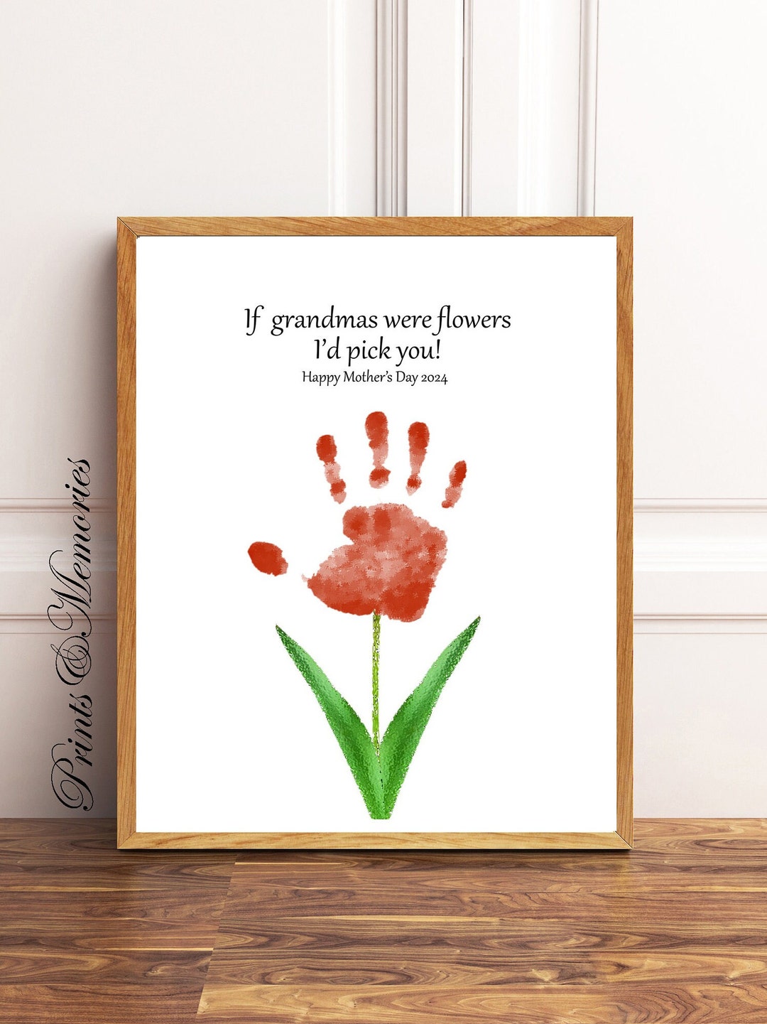 If Grandmas Were Flowers , I'd Pick You! 1 Stem Handprint, Handprint ...