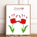 Mama, Happy Mother's Day, Flower Handprint, DIY, Mother's Day Kid Craft ...