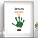 Jesus is the Reason for the Season, Christmas Tree Handprint, Handprint ...