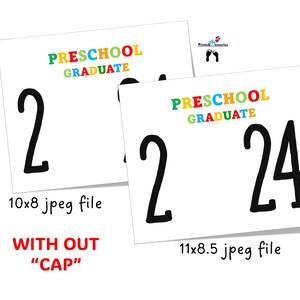 Preschool Graduation Sign, Handprint Art Keepsake, Graduation Keepsake ...