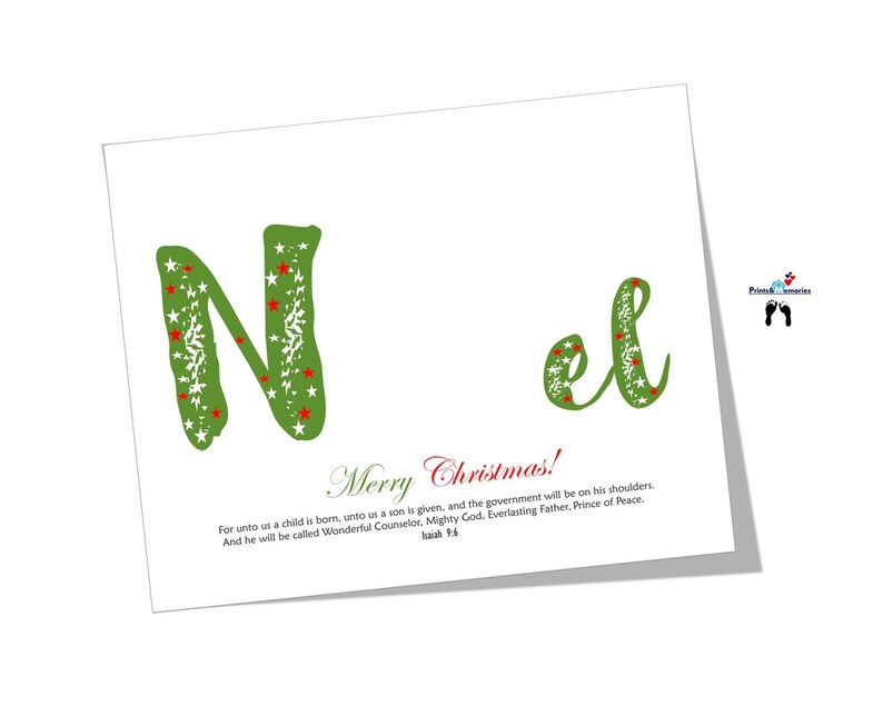 Noel, Christmas Handprint Art, Baby/toddler/ Kid Craft, Handprint ...