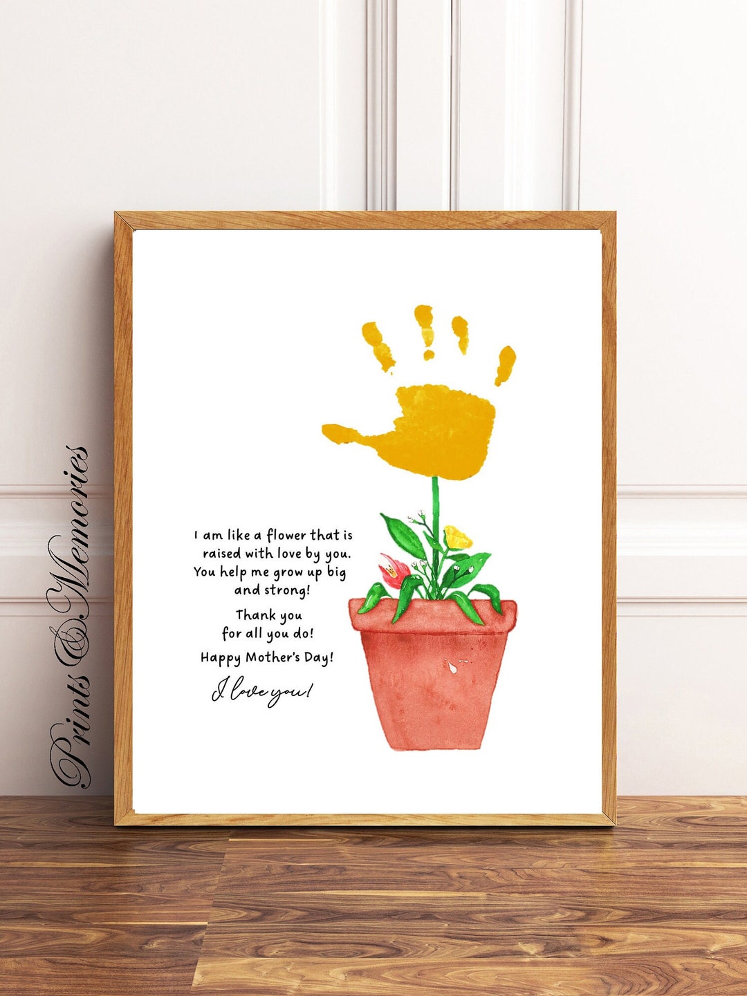 I Am Like a Flower Poem, Mother's Day Craft for Kids, Flower Pot ...