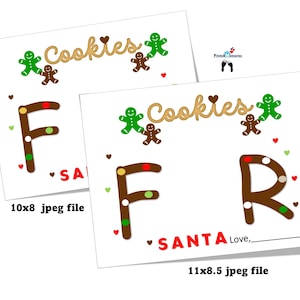 Cookies for Santa, Handprint Art, Christmas Activity Craft, DIY ...