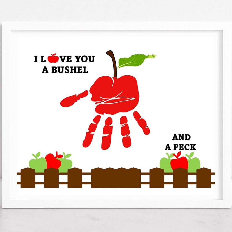 I Love You a Bushel - Etsy