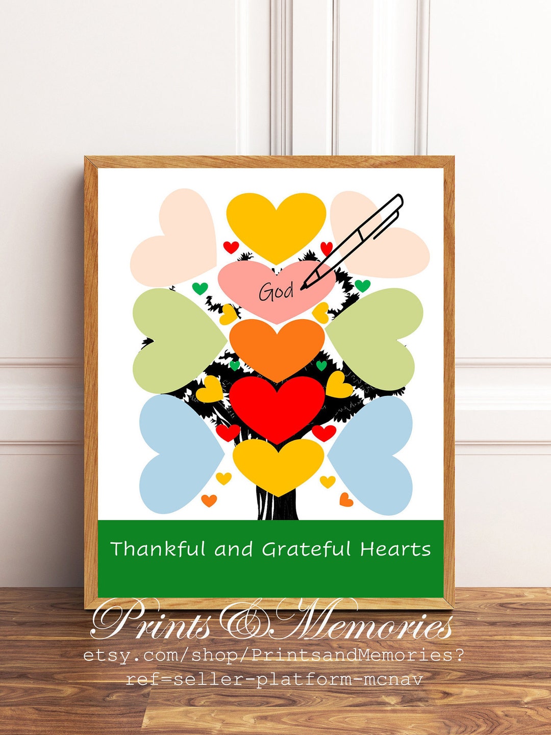 Thanksgiving Craft for Family, Thankful and Grateful Hearts Template ...
