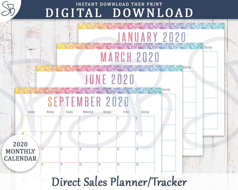 Printable Direct Sales Planner and Business Tracker Party | Etsy