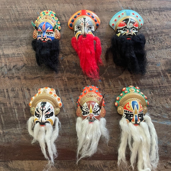 Chinese Opera Masks - Etsy