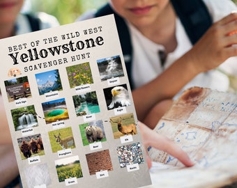 Yellowstone Scavenger Hunt - Etsy