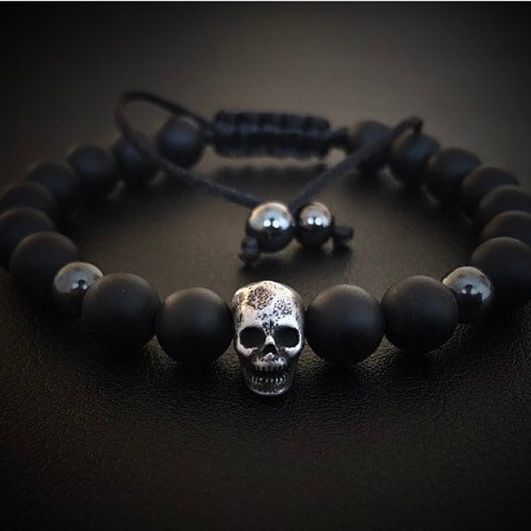 Skull Bracelet - Etsy