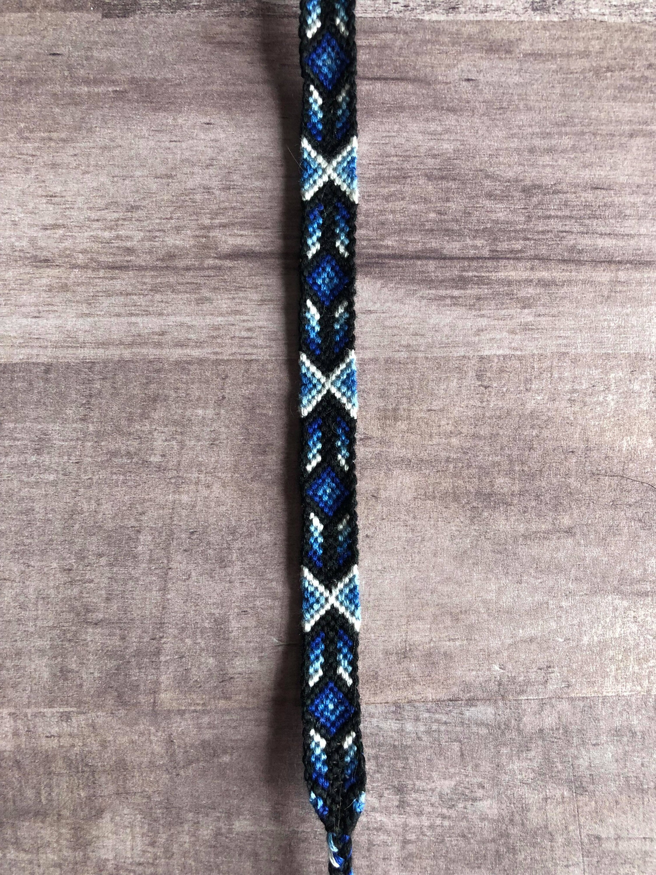 Dark Blue Ombre Friendship Bracelet - Etsy