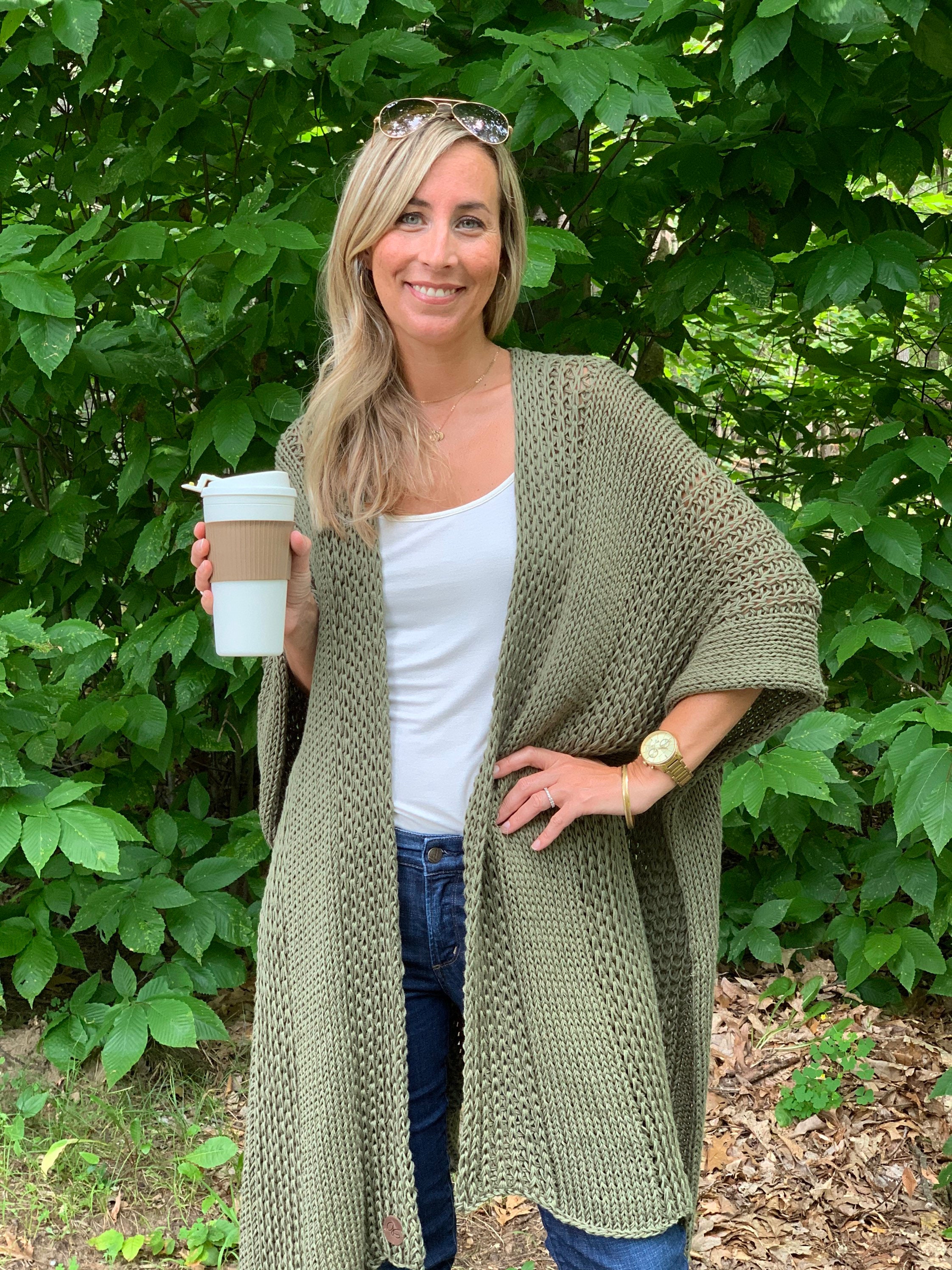 The Rimini Ruana - Knitting Pattern - Etsy