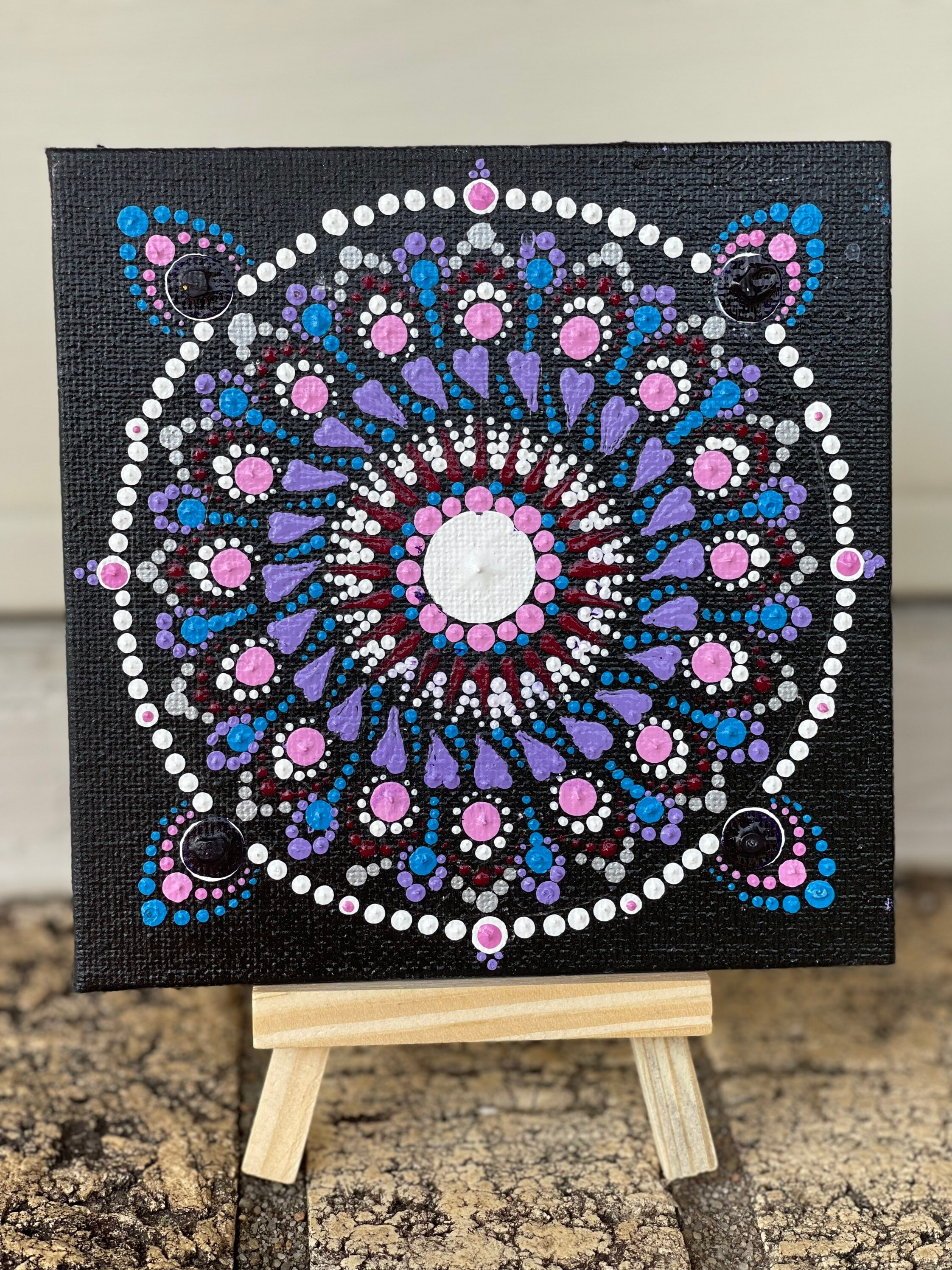 Dot Mandala Paintings on Canvas - Etsy