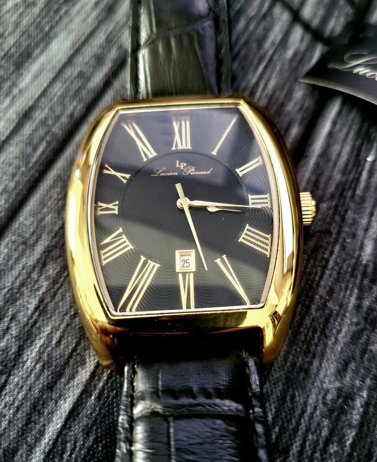 Rare New Lucien Piccard Tonneau Avant Garde Watch Box Papers - Etsy