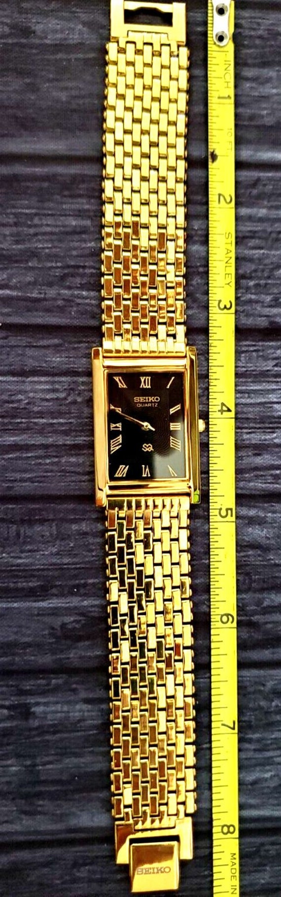 RARE Lovingly Restored Seiko SQ Tank Rectangular Gorg… - Gem