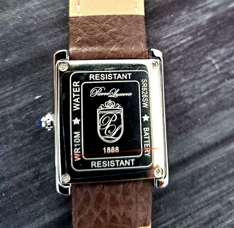 Pierre Lucerne 1888 Must Tank Style Mens Dress Watch Swiss Inspired ...