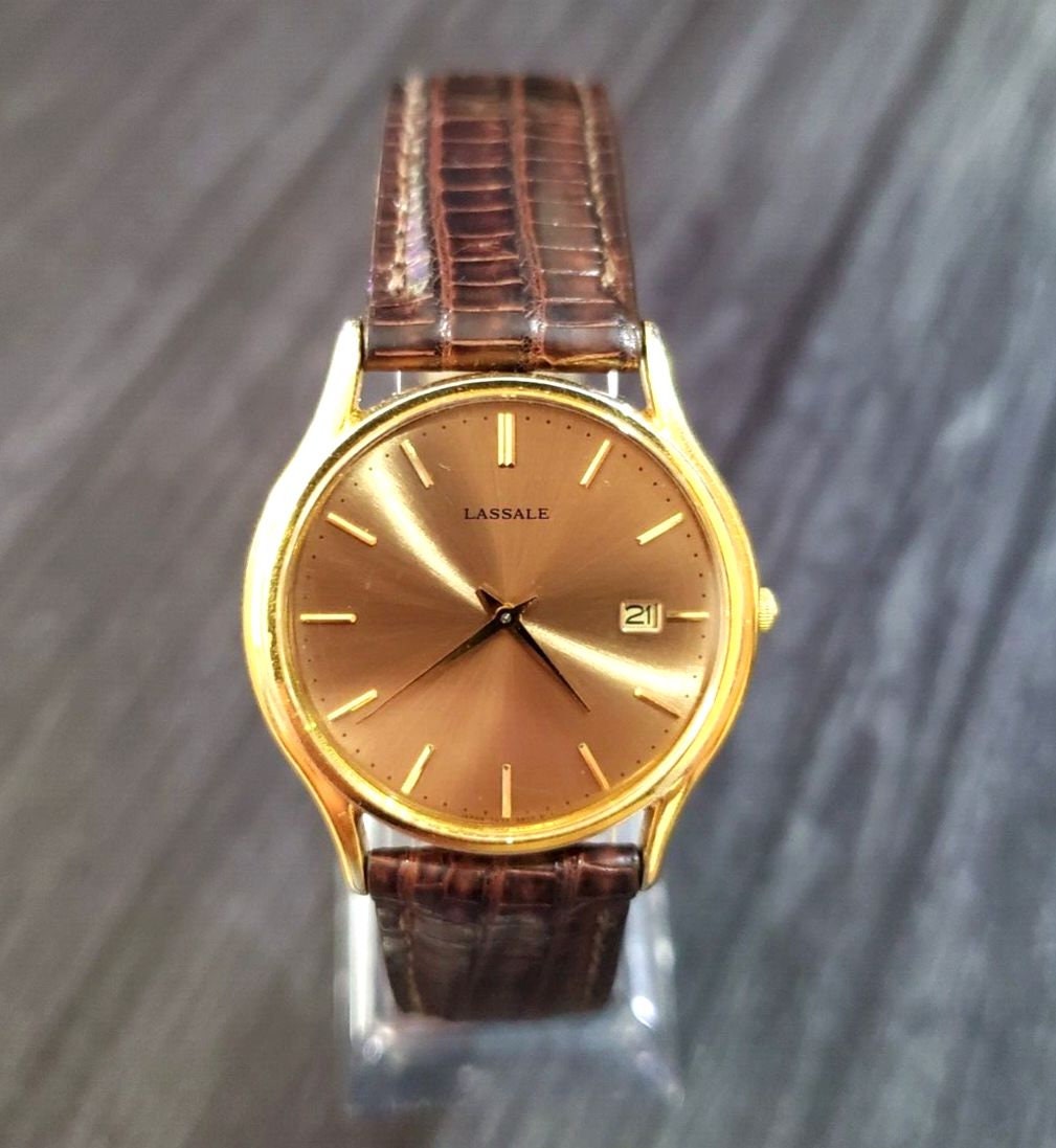 SUPER RARE Bonze Burst Dial Lassale Mens High End Seiko Luxury ...