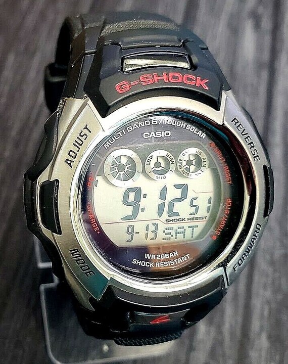 Casio G-SHOCK GSHOCK Black Chrono Sport Men's Watch E… - Gem