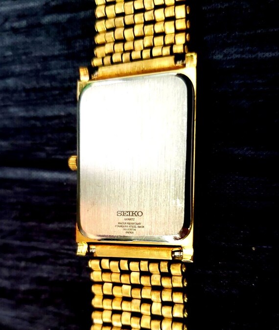RARE Lovingly Restored Seiko SQ Tank Rectangular Gorg… - Gem