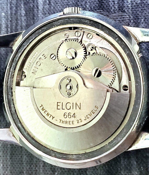 Rare Vintage Lord Elgin Swiss Automatic Mens Watch Ru… - Gem