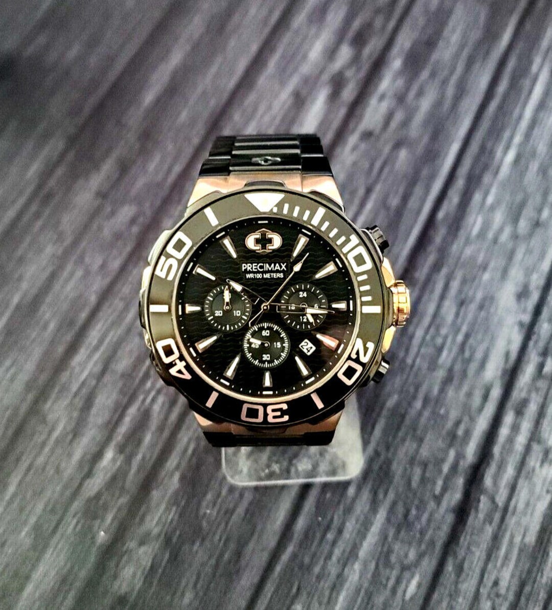 Rare Swiss Precimax Sapphire Elite Stainless Men Diver Watch - Etsy