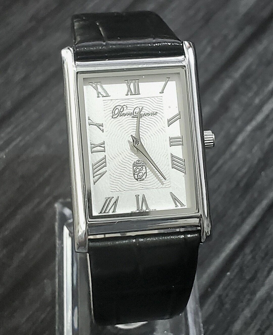 Pierre Lucerne Seiko Y120 Mens SQ Tank Watch Roman Wave Dial - Etsy