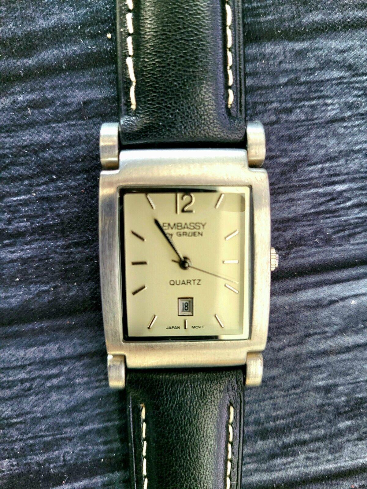 Rare Hinged Lug Embassy Gruen Date Vintage Men's Tank Watch - Etsy