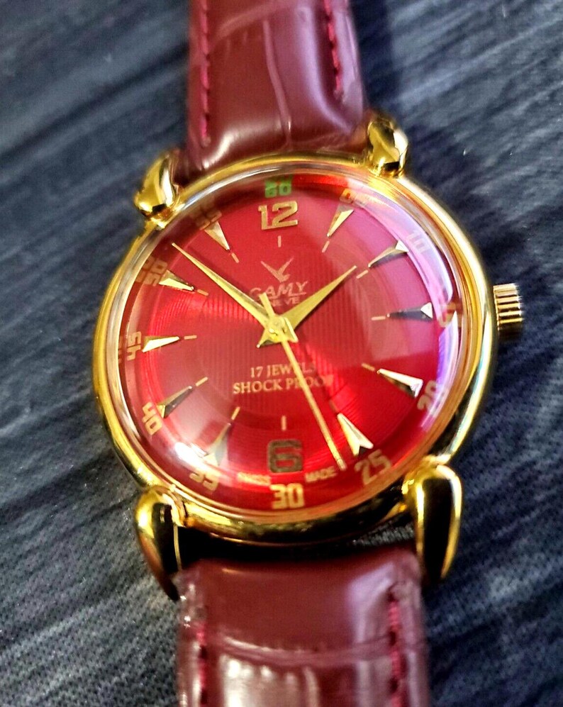 Rare Manual Wind Camy Geneve Swiss Watch Restored Serviced - Etsy