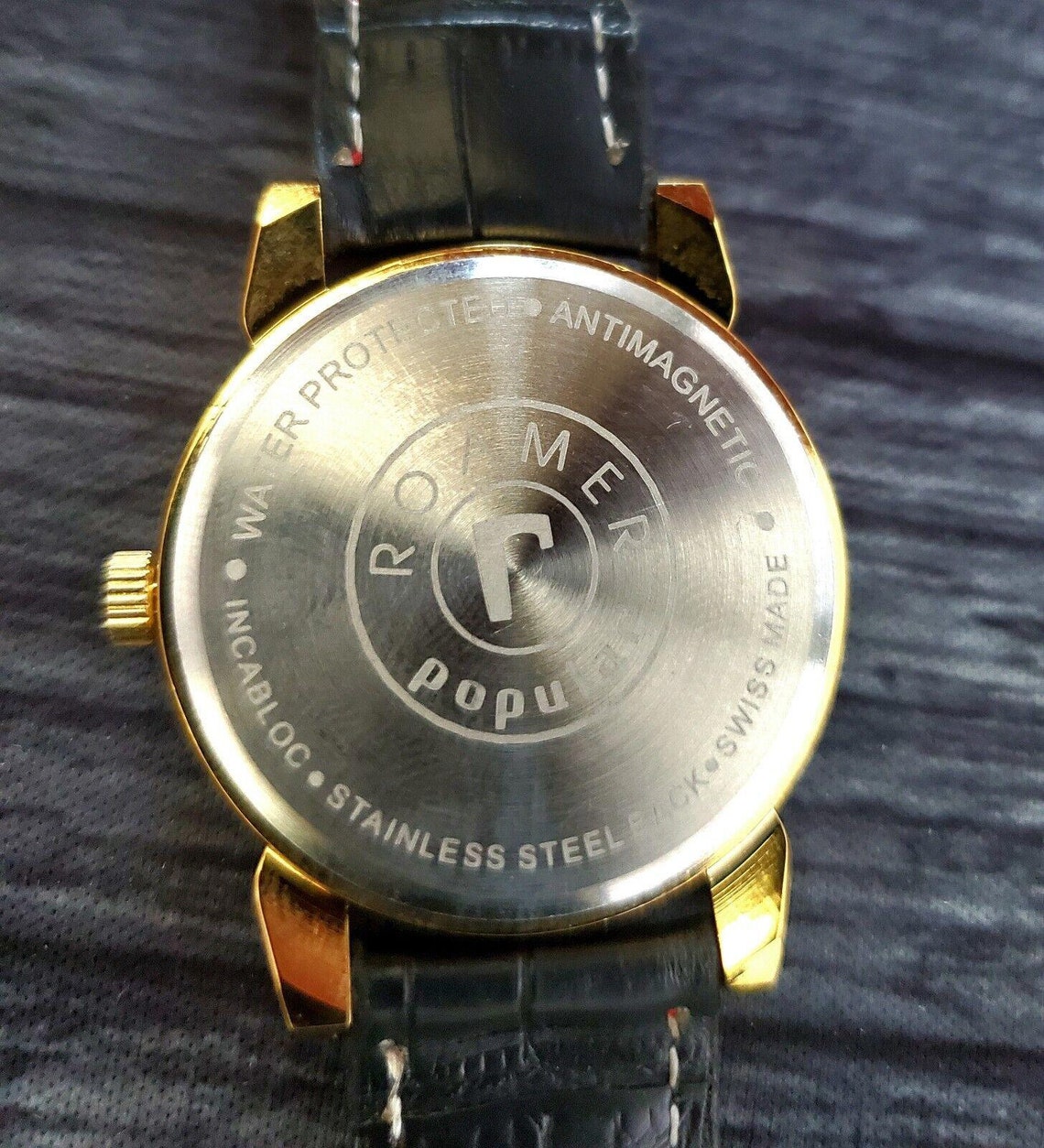 RARE Roamer Brevete Swiss Mens Manual Watch Red Teaked Dial - Etsy