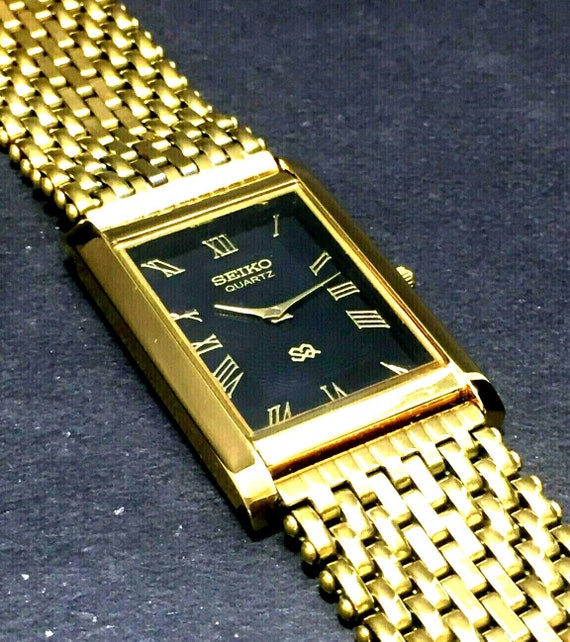 RARE Lovingly Restored Seiko SQ Tank Rectangular Gorg… - Gem
