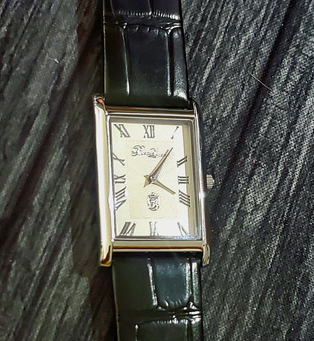 Pierre Lucerne Epson-seiko Y120 Slim Mens Tank Dress Watch - Etsy