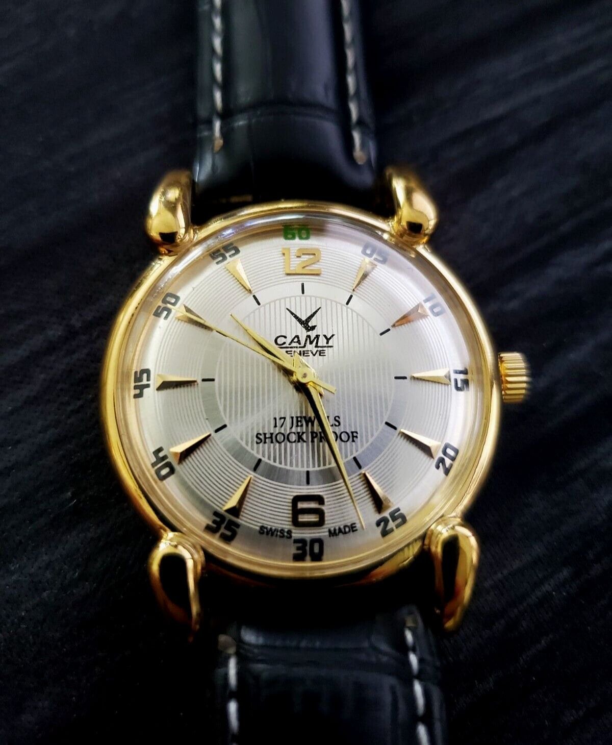 RARE Camy Geneve Mechanical Swiss Watch Restored Serviced Runs ...