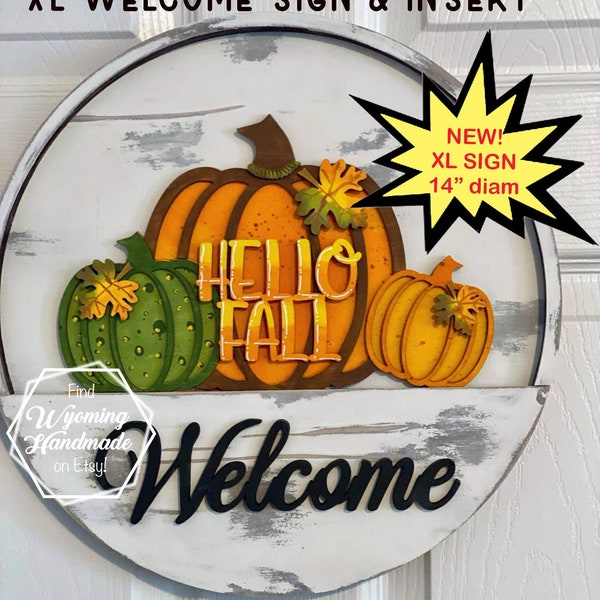 Interchangeable Welcome Sign - Etsy