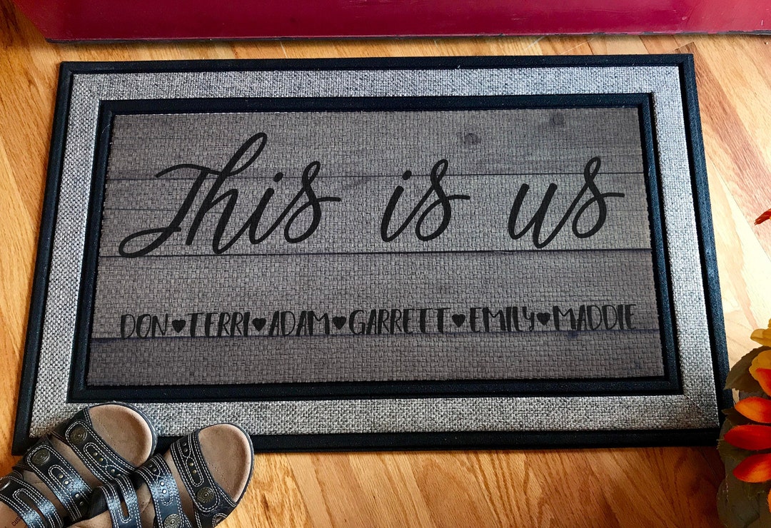 Personalized Welcome Mat, Home Decor Front Porch, Welcome Mat ...