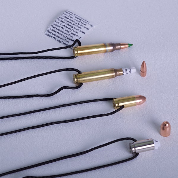 Ammo Necklace - Etsy
