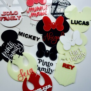 Disney-inspired Stroller Tag Mickey Mouse Stroller Tag With - Etsy