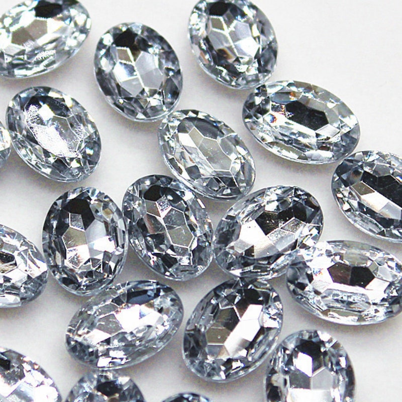 Oval Rhinestones - Etsy