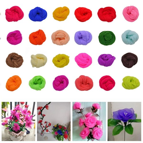 Nylon Flower - Etsy