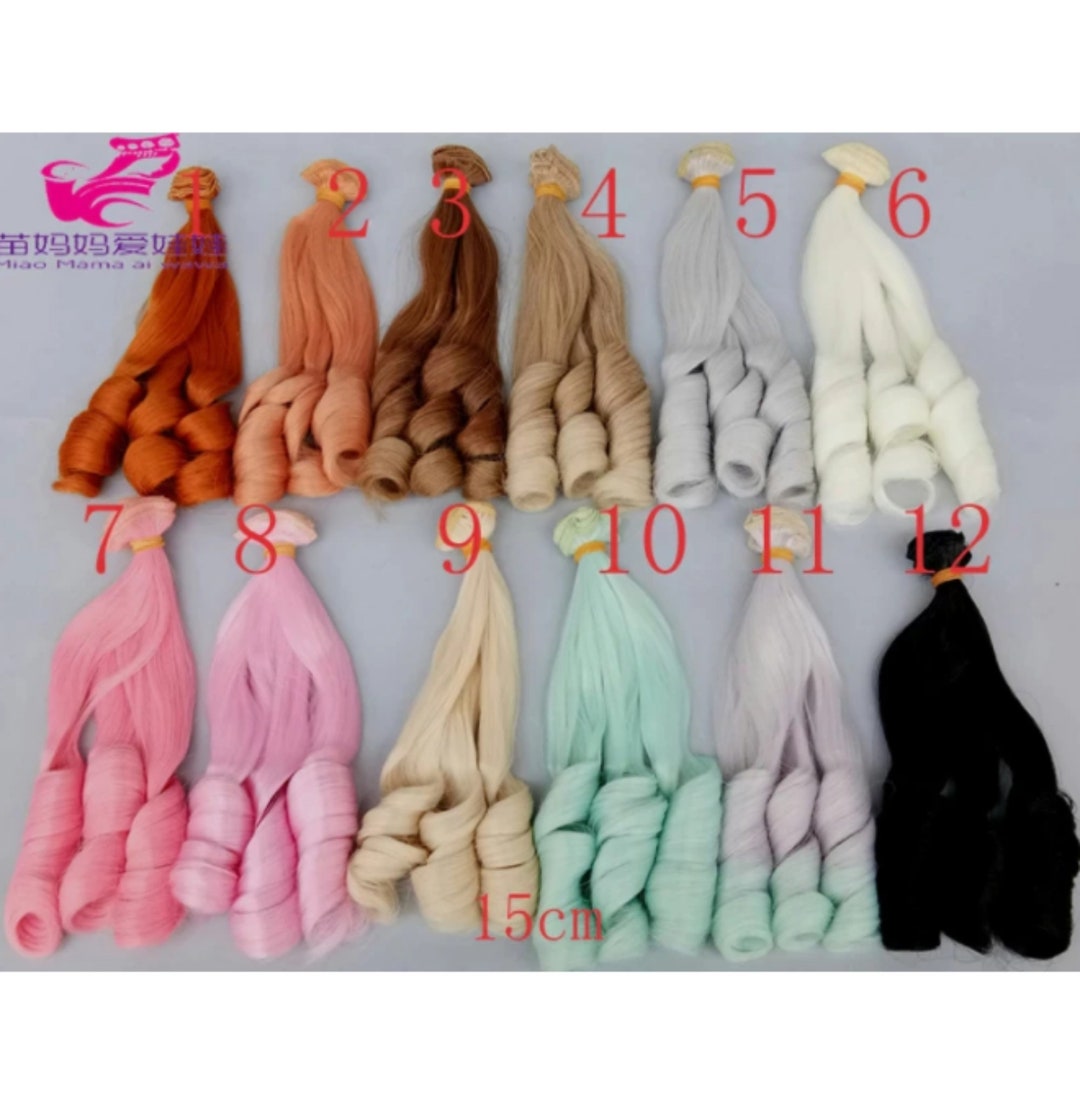 Curly Doll Hair for Doll Making Accessories - Etsy