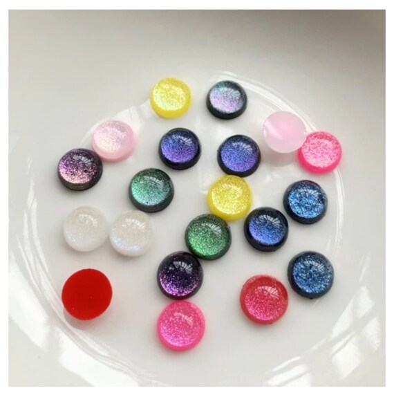Cabochons Kids' Crafts 4mm-20mm Charm Round Acrylic Transparent ...