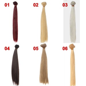 25cm Straight Doll Hair for Doll Making Accessories - Etsy