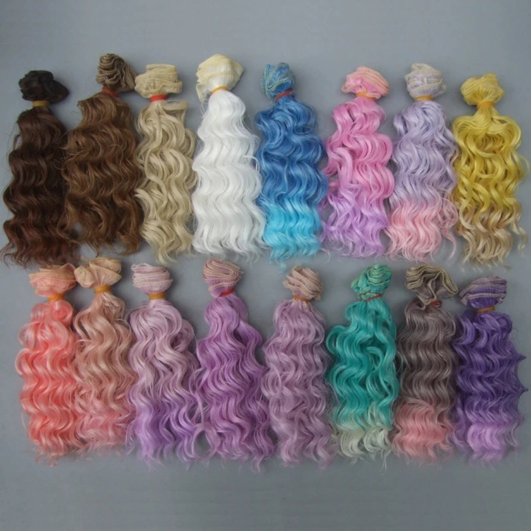 Curly Doll Hair for Doll Making Accessories - Etsy