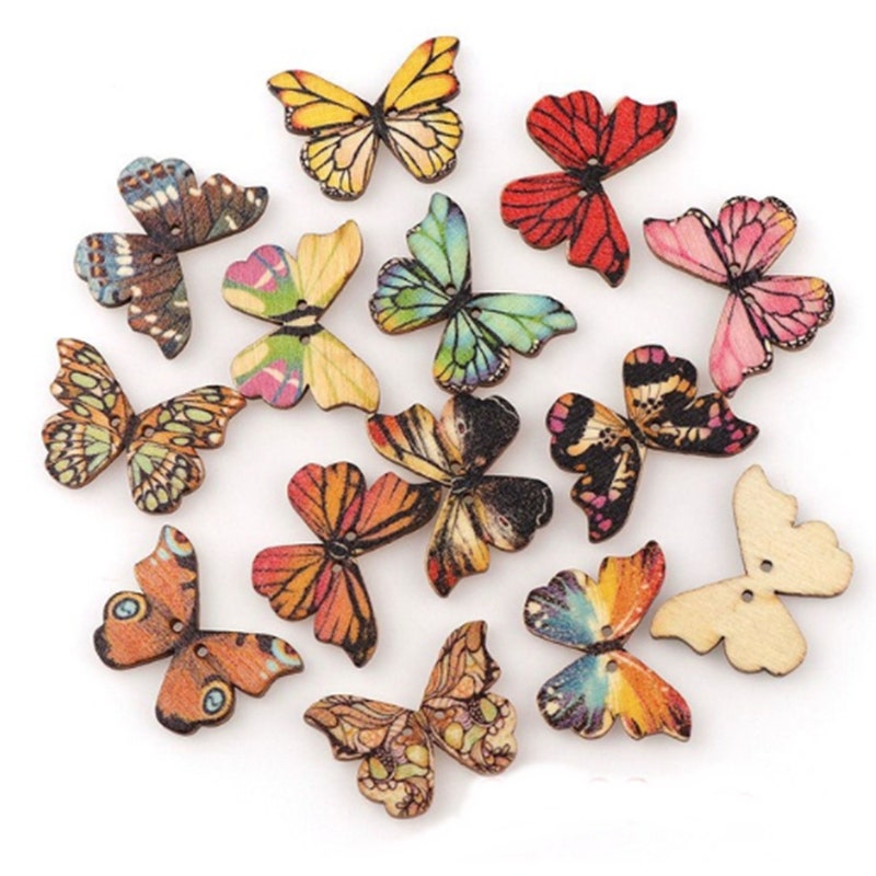Butterfly Buttons - Etsy