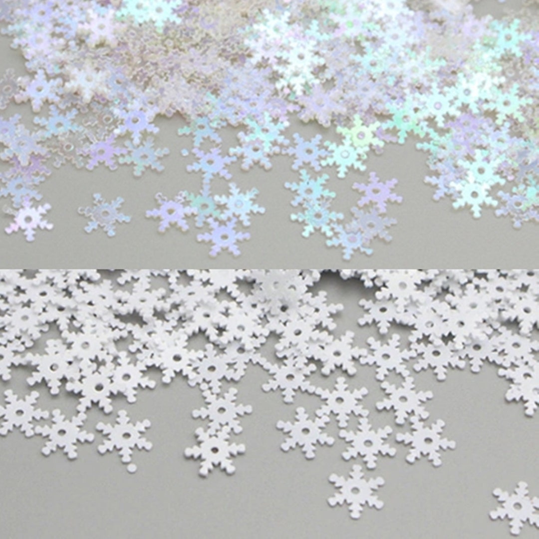 Snowflake Sequins Glitter Confetti for Craft Resin Slime Supplies - Etsy