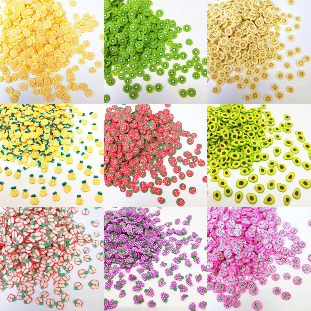 20g Fruit Polymer Clay Slice Sprinkles for Resin Slime Supplies - Etsy