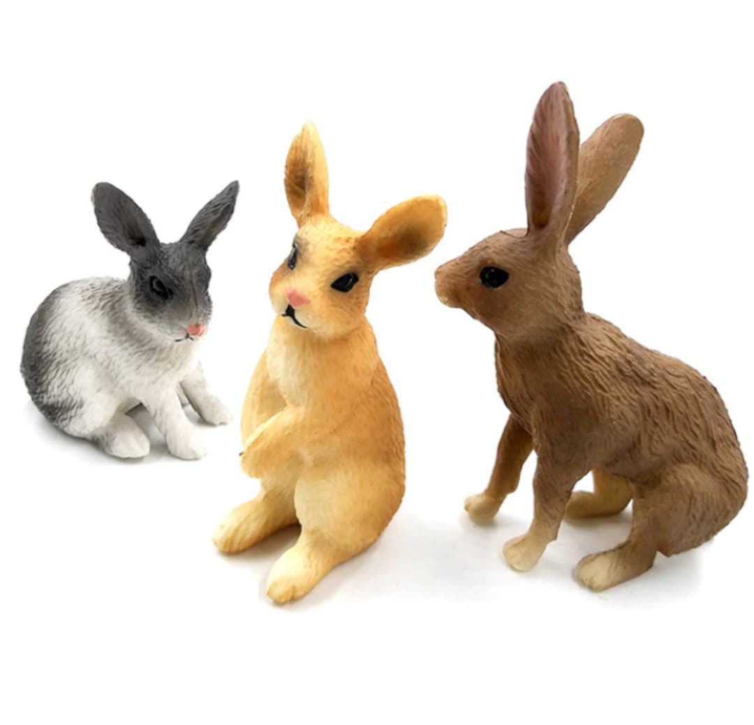 Mini Rabbit Miniatures Fairy Garden Home Yard Decoration DIY - Etsy