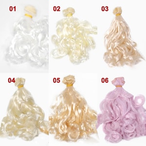 Curly Doll Hair for Doll Making Accessories - Etsy